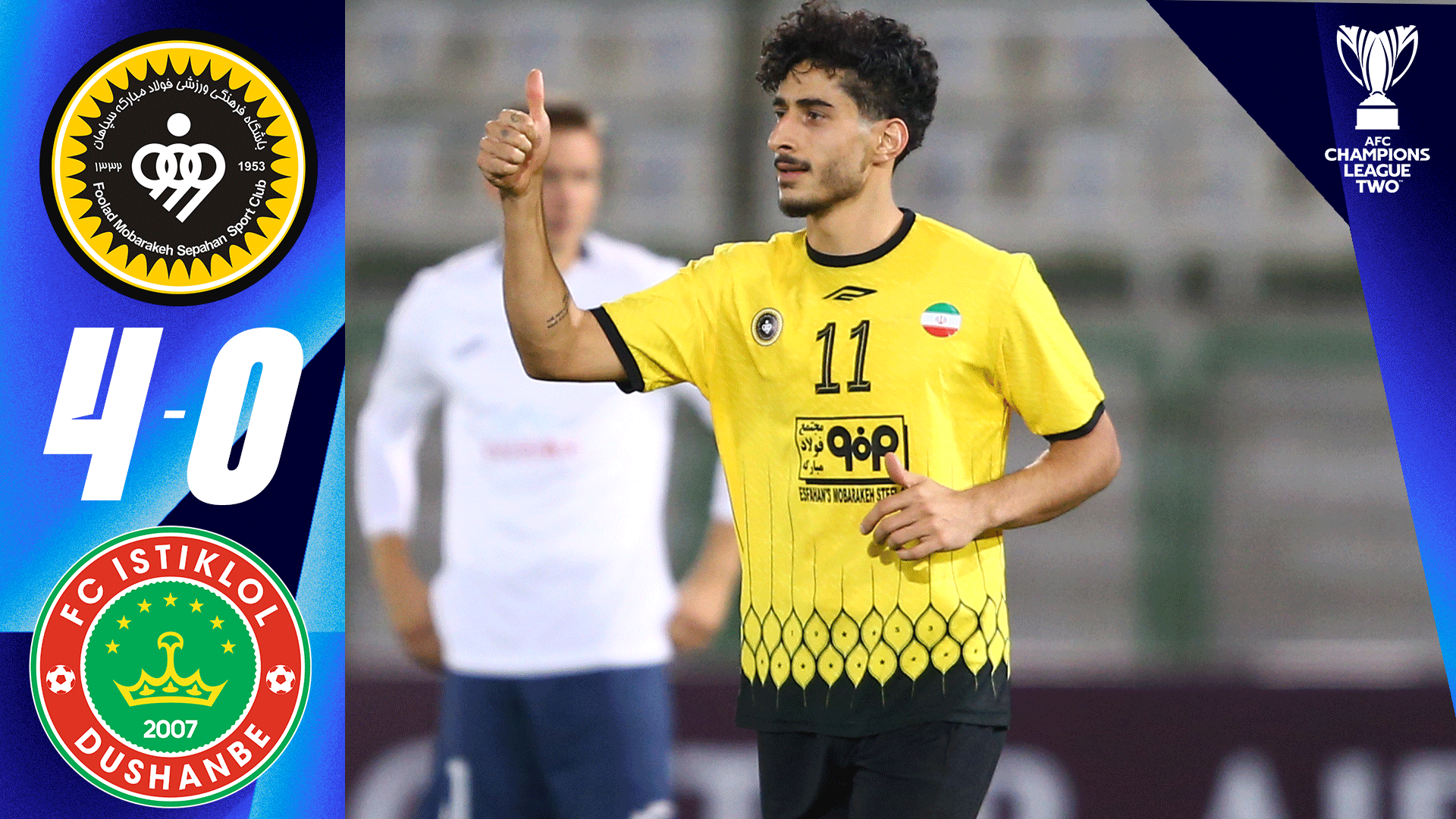 #ACLTwo | Group C: Sepahan FC (IRN) 4-0 FC Istiklol (TJK)