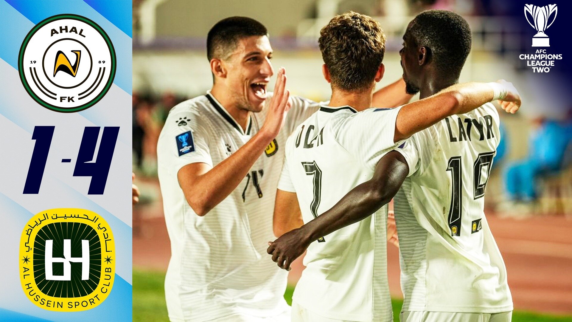 #ACLTwo | Group C: Ahal FC (TKM) 1-4 Al Hussein (JOR)
